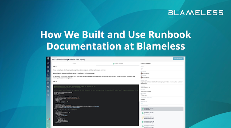 How We Built and Use Runbook Documentation at Blameless